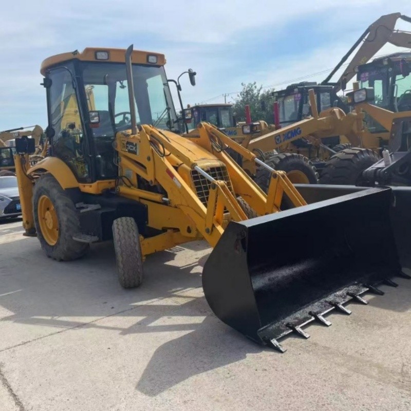 Original Paint JCB 3CX Backhoe Loader 4 Wheels Drive For Excavation And ...